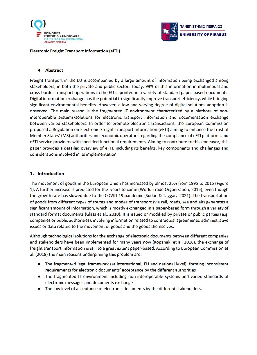 Home - eFTI Info Portal